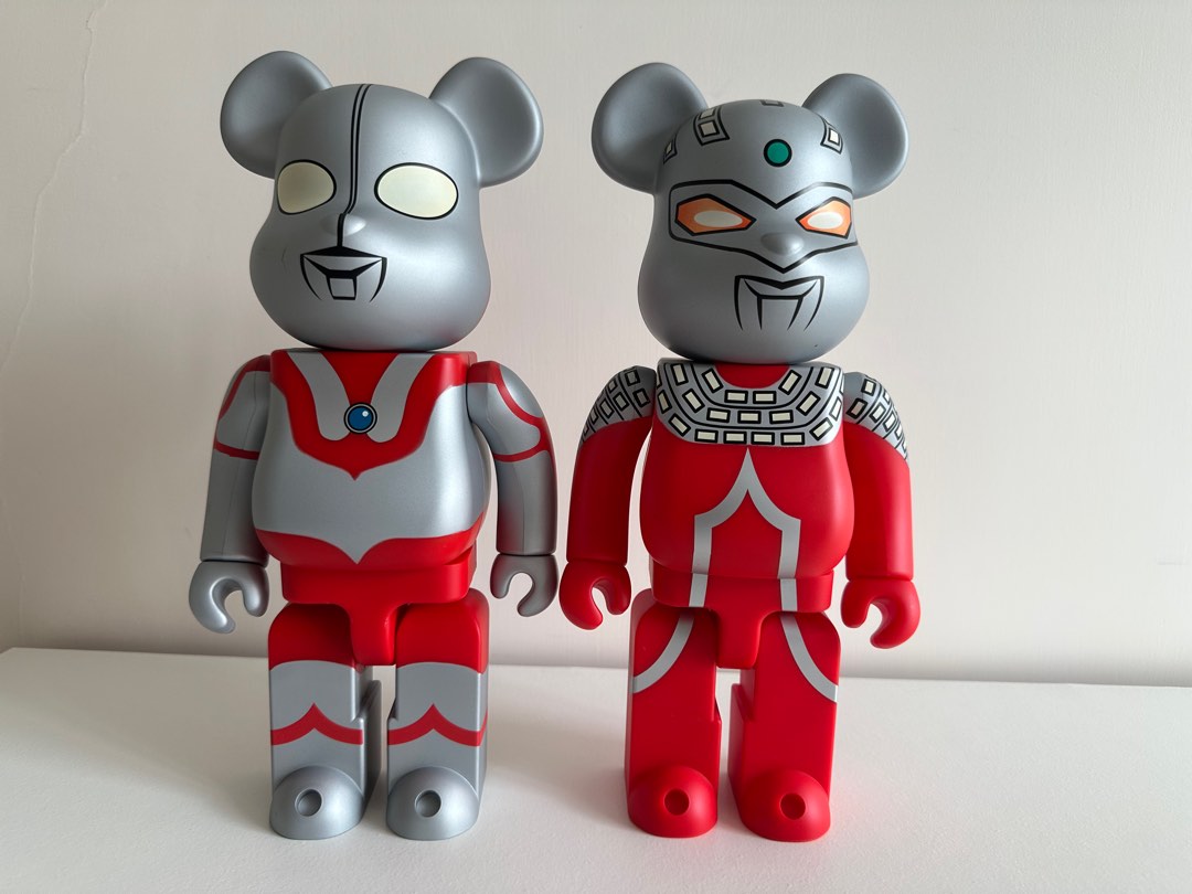 Bearbrick Ultraman 吉田+七星俠 400%（冇盒）, 興趣及遊戲, 玩具 & 遊戲類 - Carousell