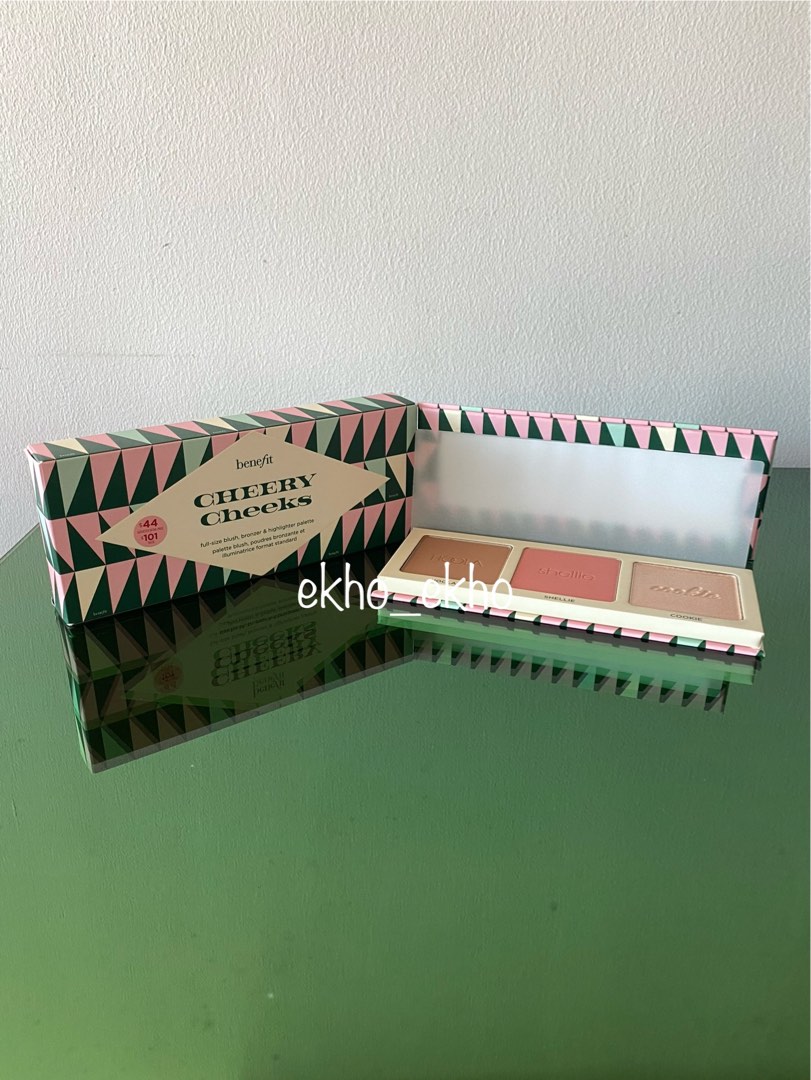 Benefit Cheery Cheeks Palette Bronzer Blush Highlighter Palette ...