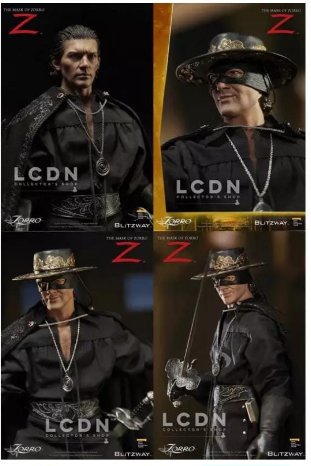 Blitzway The Mask of Zorro 1/6 Scale Action Figure, 興趣及遊戲, 玩具 & 遊戲類 ...