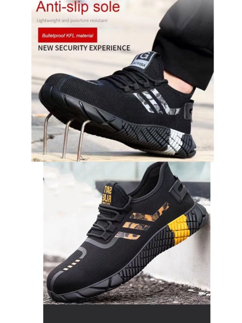 Brand New Safety Shoes Steel Toe Lightweight Breathable, Men's Fashion ...