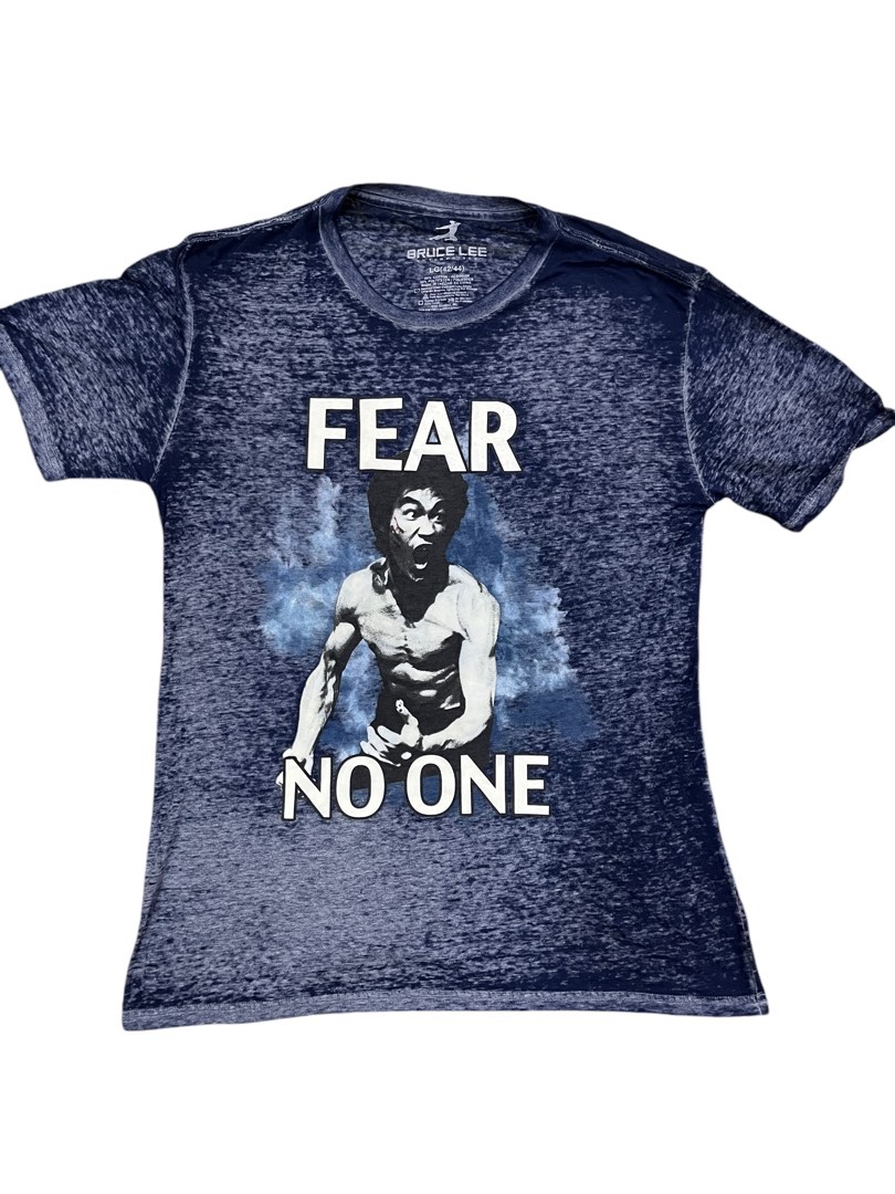 Bruce Lee Promo Movie Fear No One T-Shirt, Men's Fashion, Tops & Sets ...