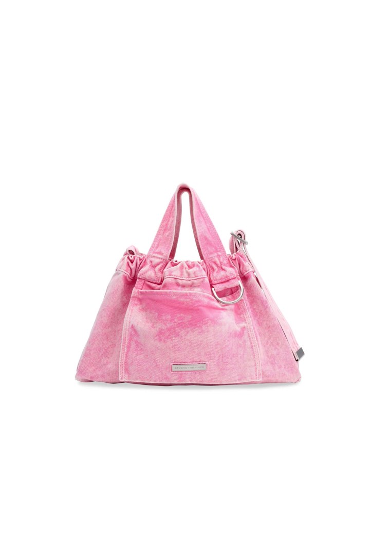 BTV pink wash Denim XS Dumpling Bag, Women's Fashion, Bags & Wallets, Cross-body Bags on Carousell