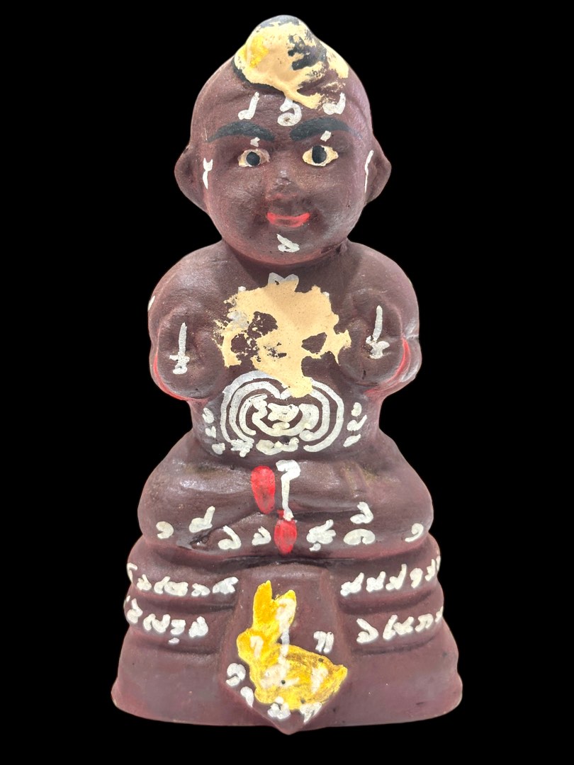 Bucha Kumanthong with full yant BE2557 by LP Yeam of Wat Sam Ngan ...