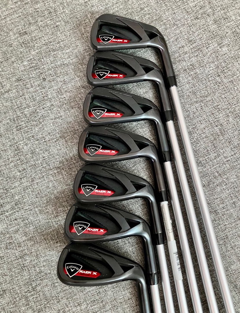 Callaway Razr X Black JDM Irons, Sports Equipment, Sports & Games, Golf ...