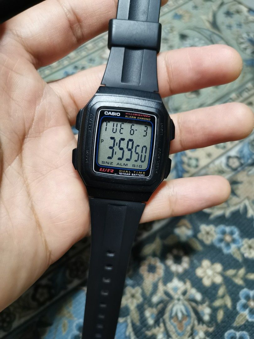 Casio Vintage F-201W-2519 | Tahun 2000, Men's Fashion, Watches ...