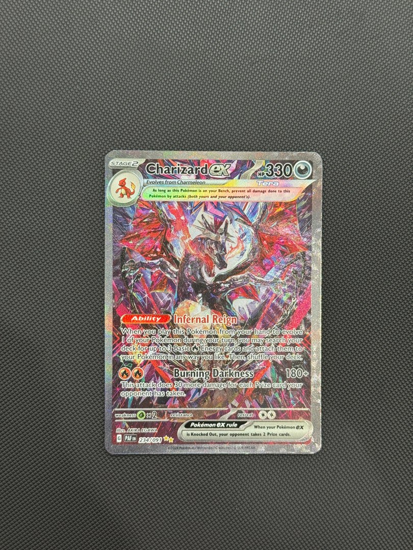 Charizard ex #234 SIR (Paldean Fates), Hobbies & Toys, Toys & Games on ...
