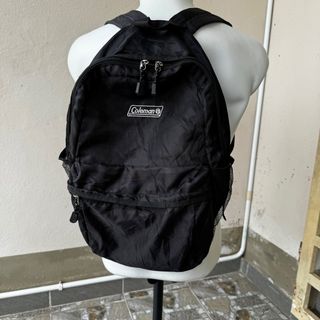 COLEMAN Black Backpack, Men's Fashion, Bags, Backpacks on Carousell