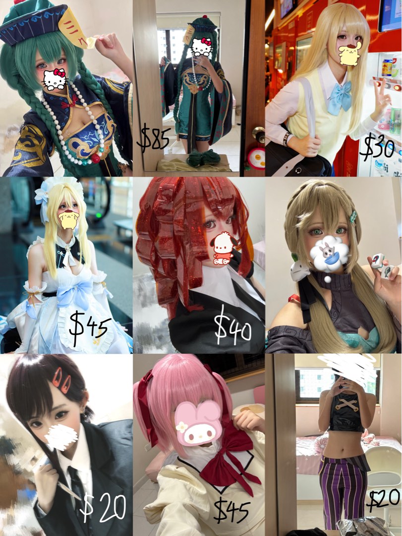 cosplay clearance, Hobbies & Toys, Toys & Games on Carousell