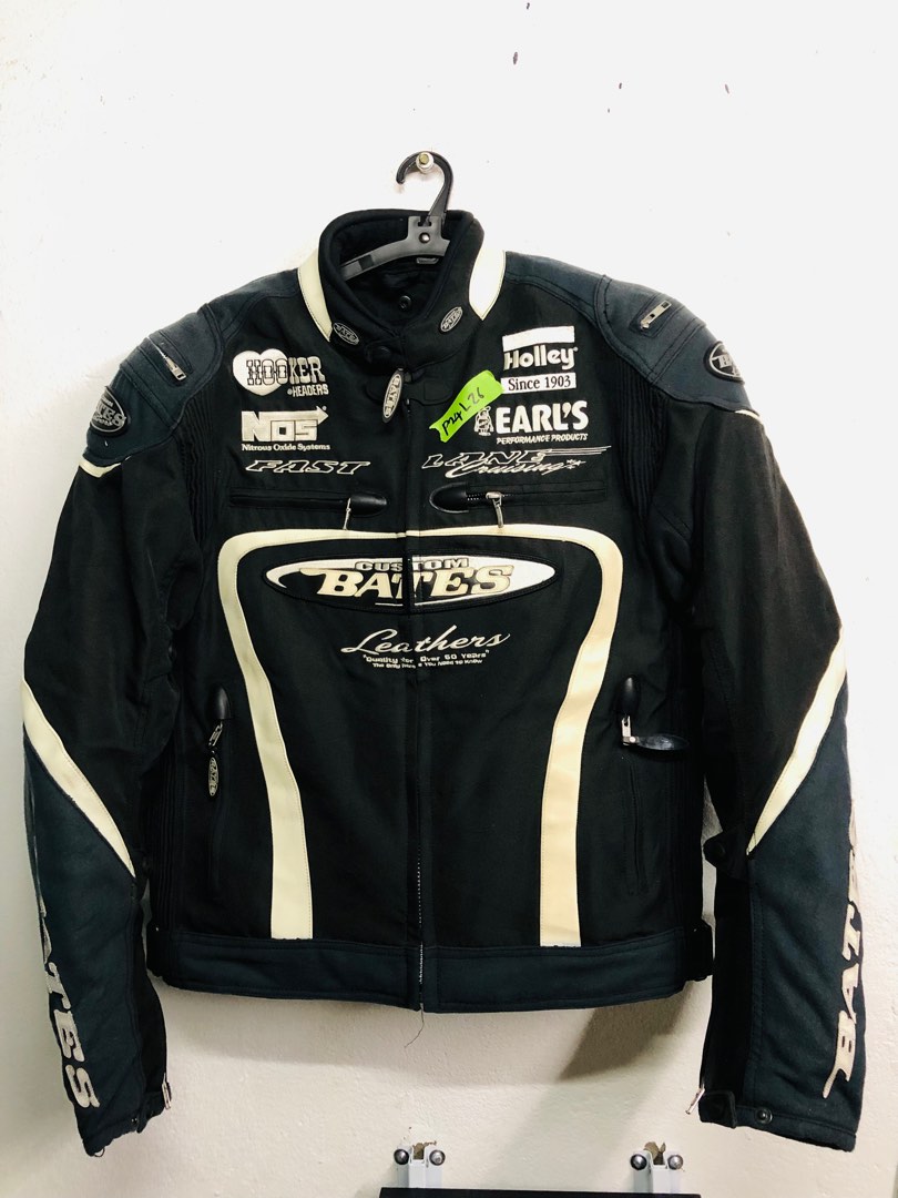 custom bates leathers ridding jacket, Men's Fashion, Coats, Jackets and ...