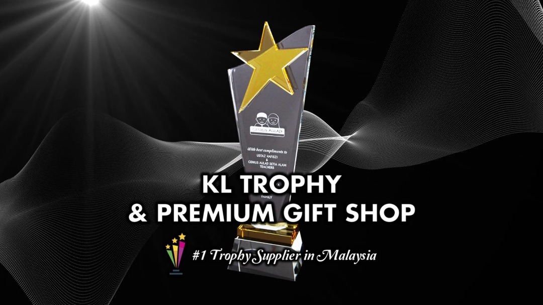 Custom Crystal Trophy | Engraved Award | Corporate Gift Malaysia, Food ...