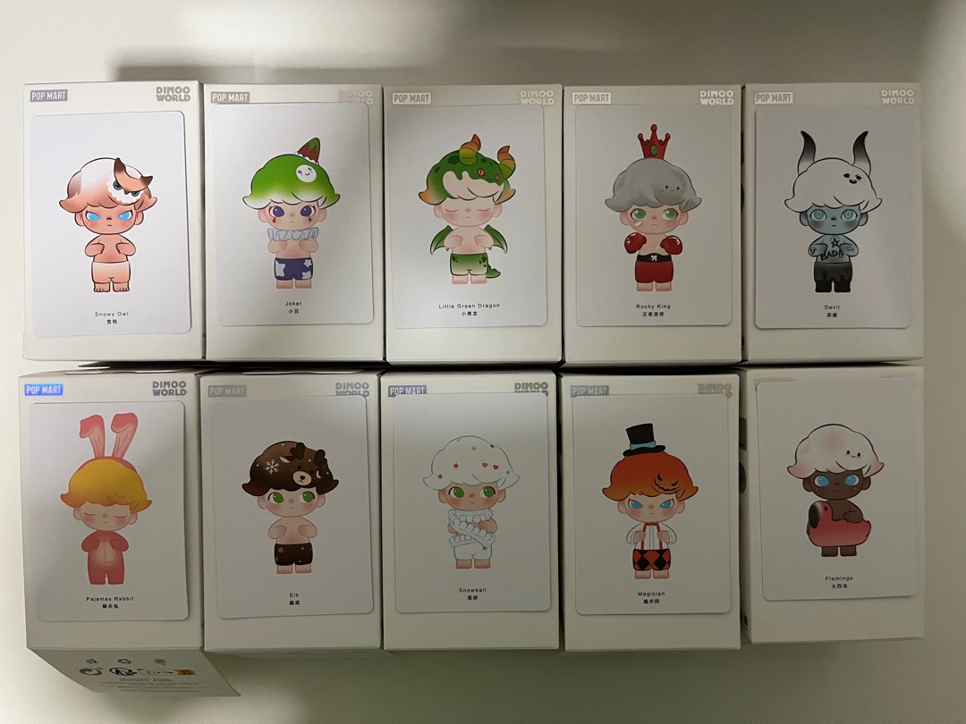 Dimoo retro series (all 10 in picture), Hobbies & Toys, Toys & Games on ...