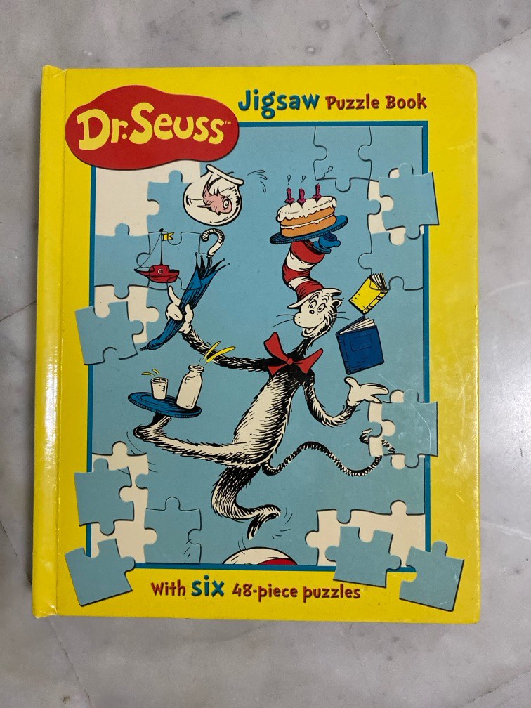 Dr Seuss jigsaw puzzle book, Hobbies & Toys, Toys & Games on Carousell