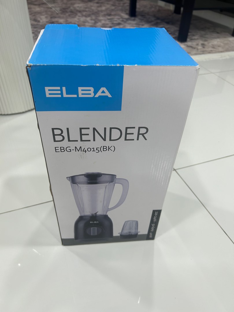 ELBA BLENDER EBG-M4015 (BK), TV & Home Appliances, Kitchen Appliances ...