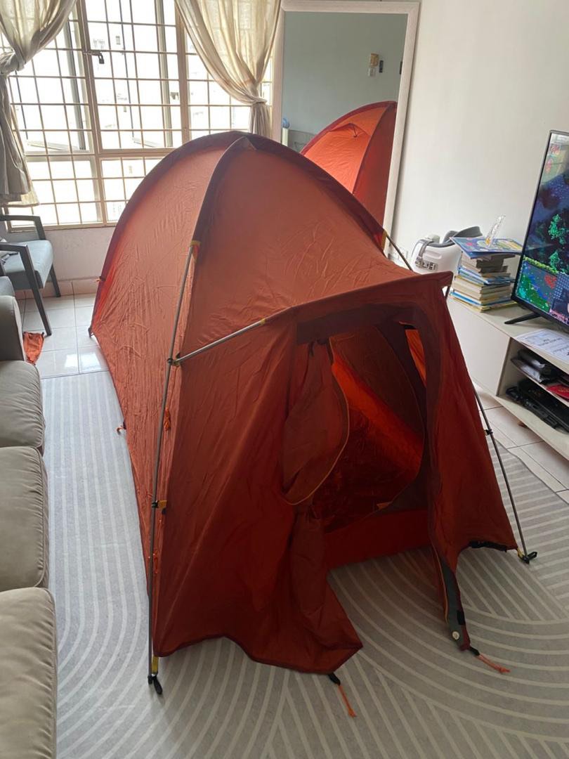Forclaz 2p Dome - Tent, Sports Equipment, Hiking & Camping on Carousell