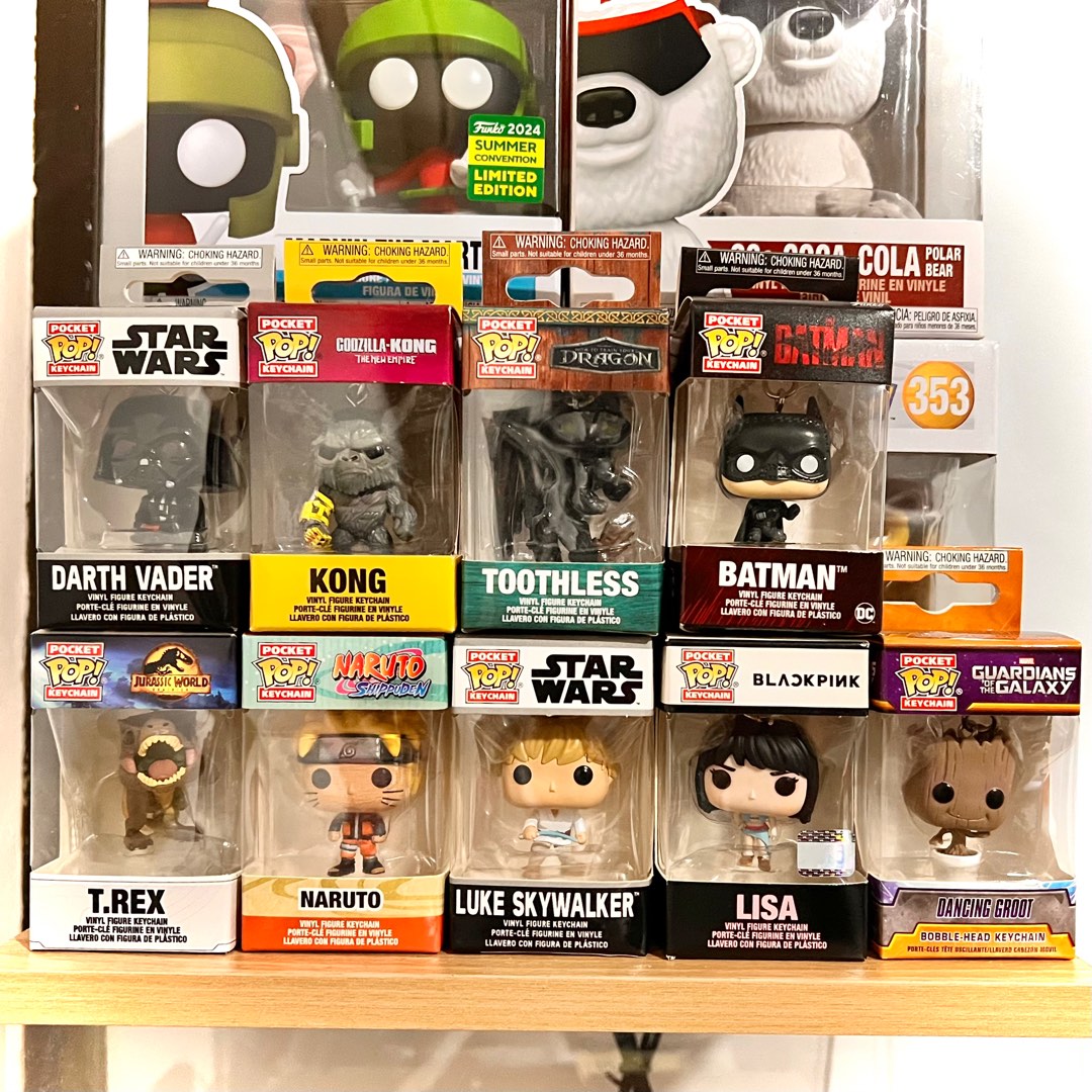 Funko Pop Keychain Toothless The Batman Dancing Groot T Rex Jurassic ...