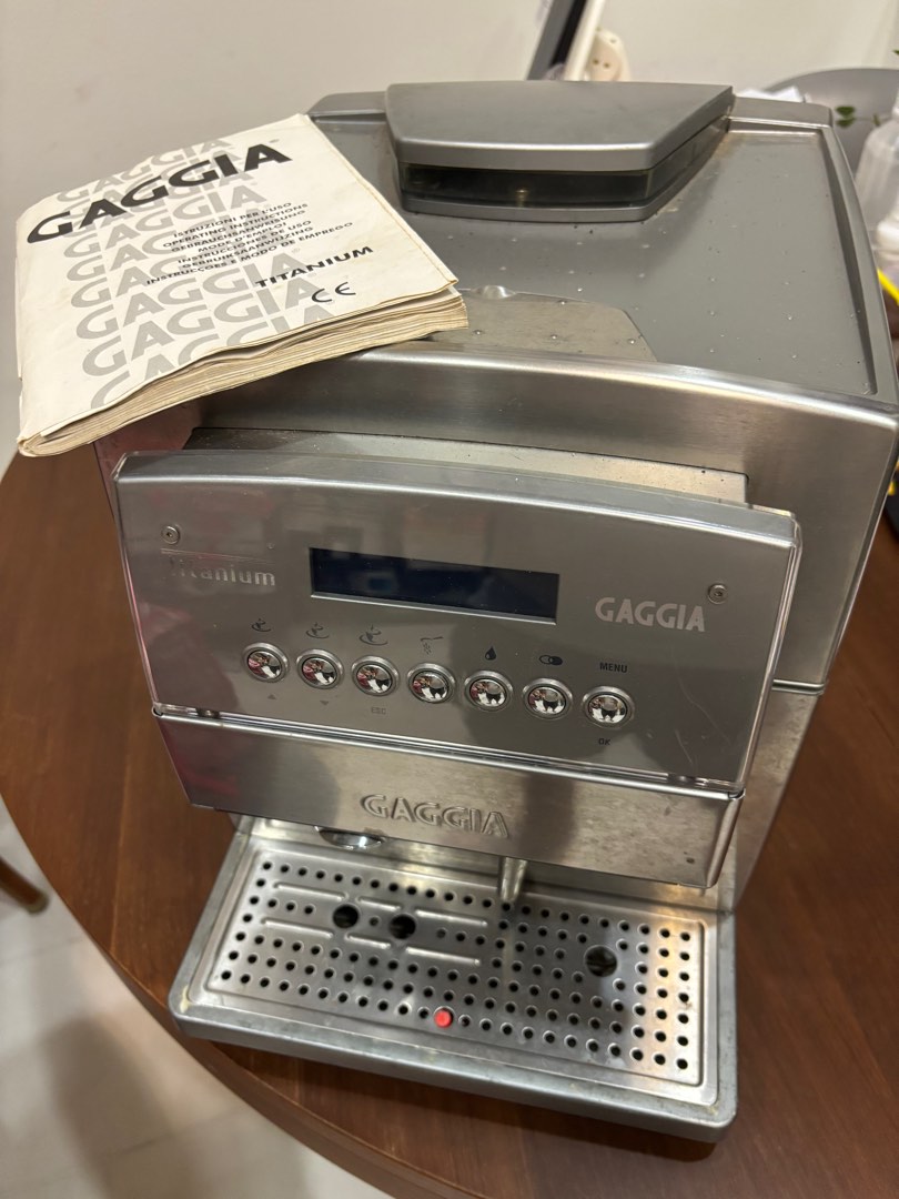 Gaggia Titanium full auto coffee machine, TV & Home Appliances, Kitchen ...