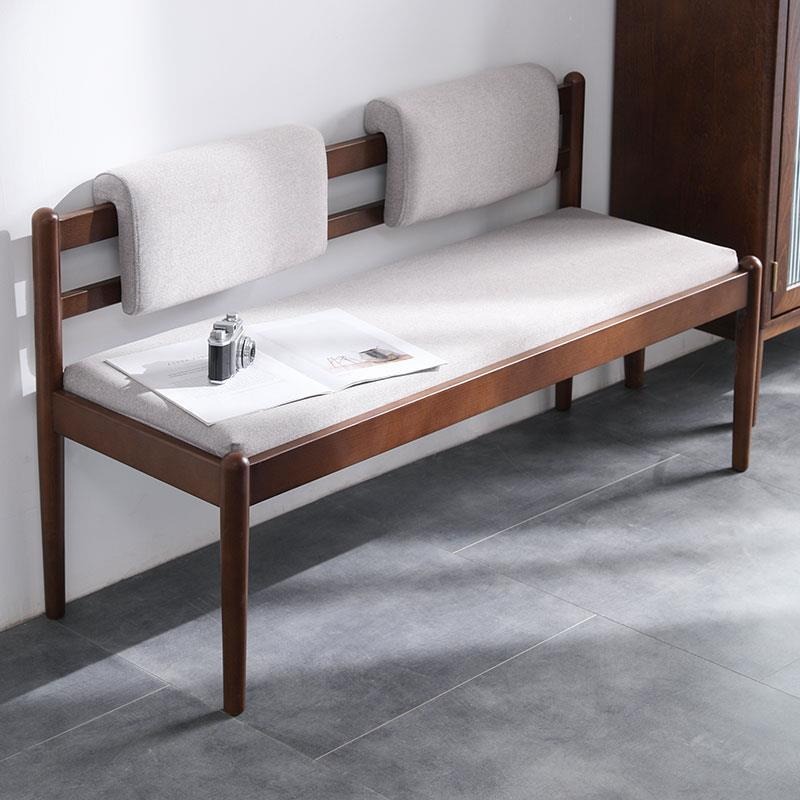 German oak solid wood bench chair sofa chair soft bag sofa stool change ...