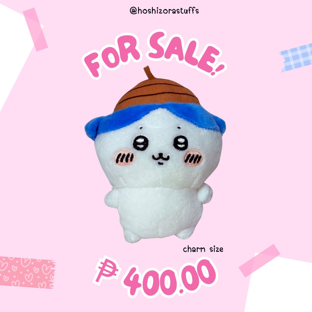 Hachiware | Chiikawa Acorn Hat Mascot Plush, Hobbies & Toys, Toys ...