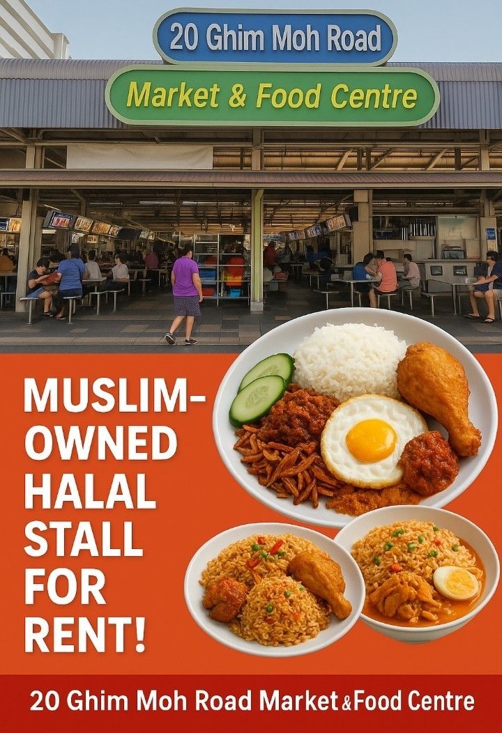 Halal Hawker Stall for Rent, Property, Others on Carousell