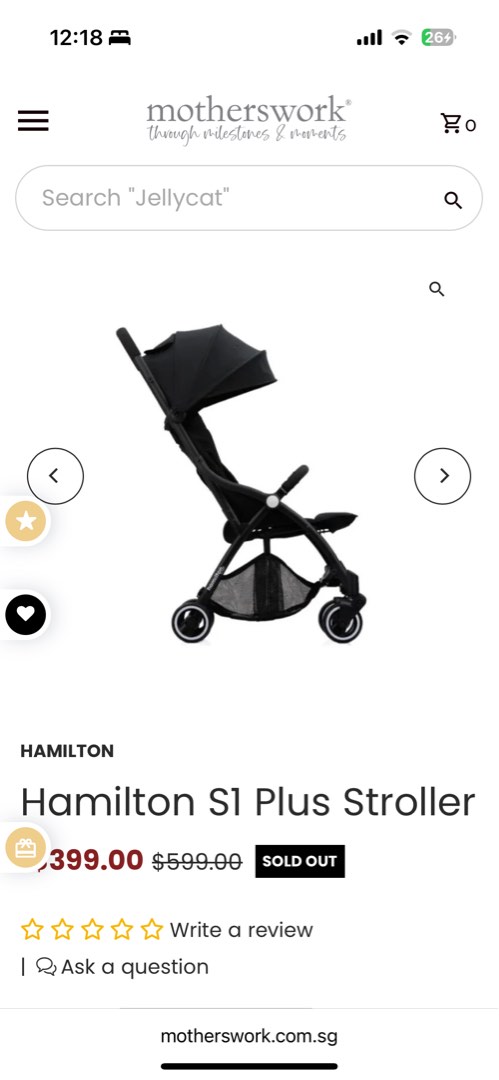 Hamilton S1 Magic stroller, Babies & Kids, Going Out, Strollers on ...