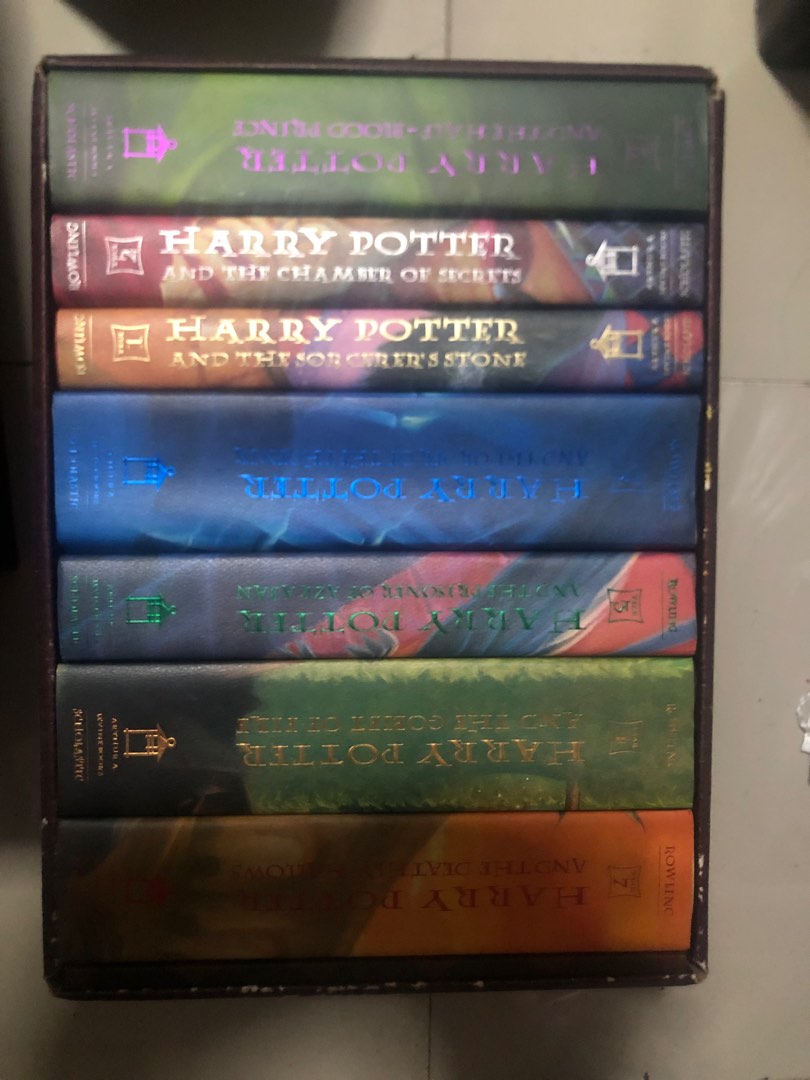 Harry Potter complete set First edition Hard bound, Hobbies & Toys ...