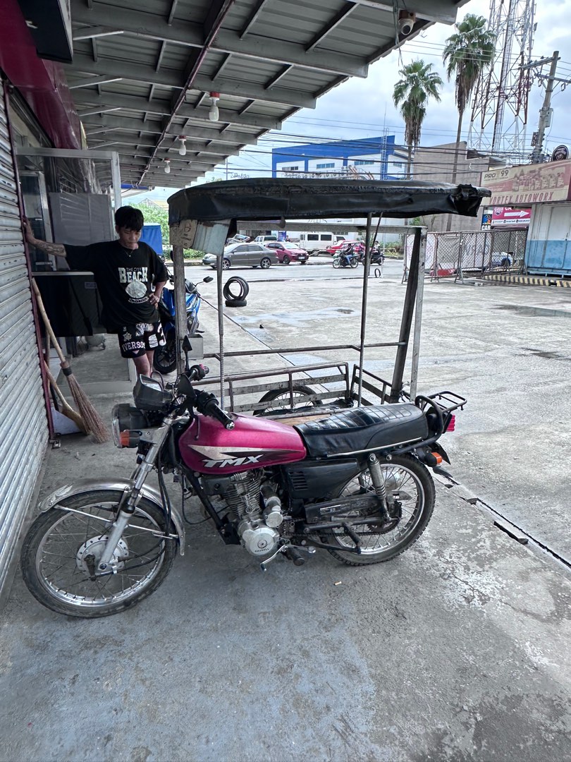 Honda Tmx alpha 125cc Red with Kolong kolong, Motorbikes, Motorbikes ...