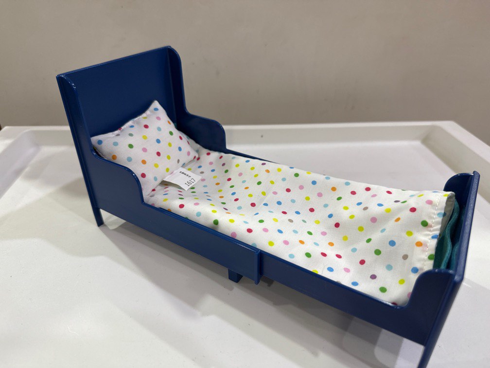IKEA miniature doll bed, Hobbies & Toys, Toys & Games on Carousell