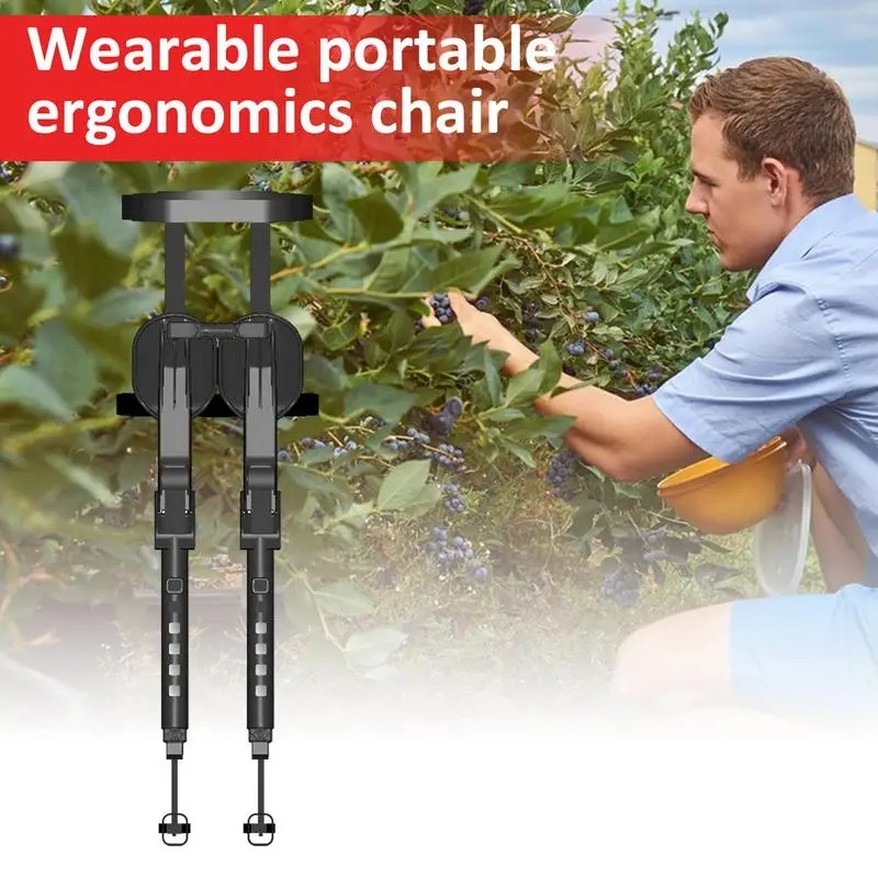 Invisible Chair Portable Folding Invisible Seat & Leg Brace Lightweight ...