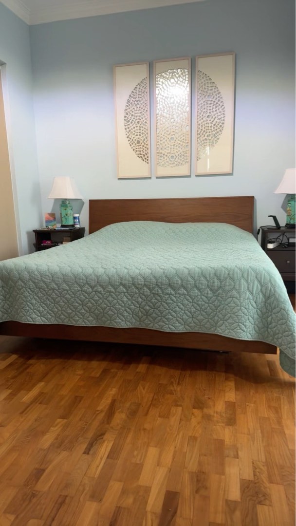 King Size Casterly Bed Frame, Furniture & Home Living, Furniture, Bed ...