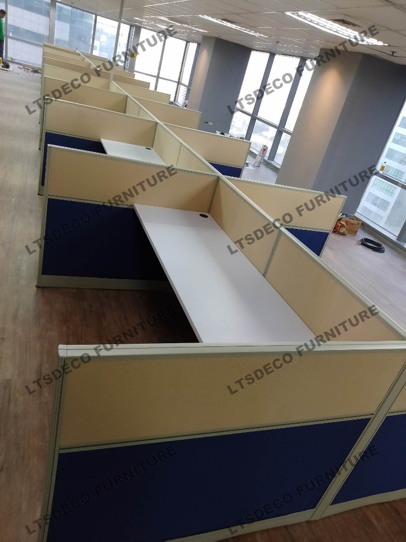 LAMINATED WORKSTATION OFFICE PARTITION, Furniture & Home Living, Office ...