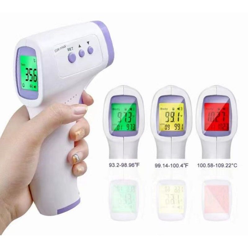 LCD Display Red Yellow Green infrared thermometer with mode function ...
