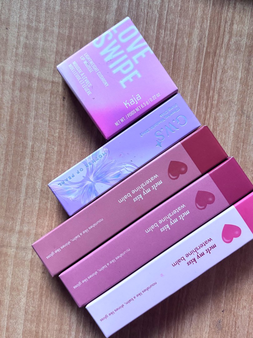 Lip gloss MOP , tinted lip balm SECONDATE, Kesehatan & Kecantikan, Rias ...