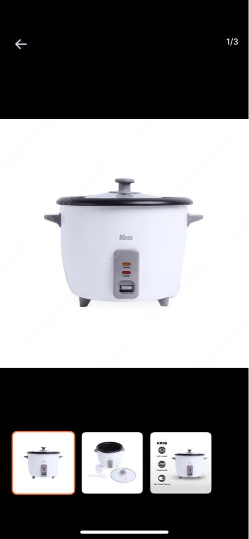 Magic Com Krisbow, Kitchen & Appliances di Carousell