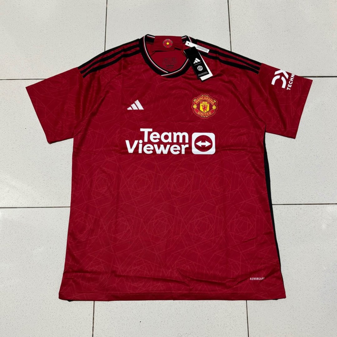 Manchester Teamviewer "ishowspeed vibe" football kit, Men's Fashion ...