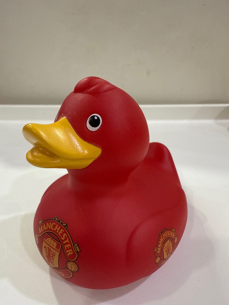 Manchester United FC Rubber Duck (no box), Hobbies & Toys, Toys & Games ...