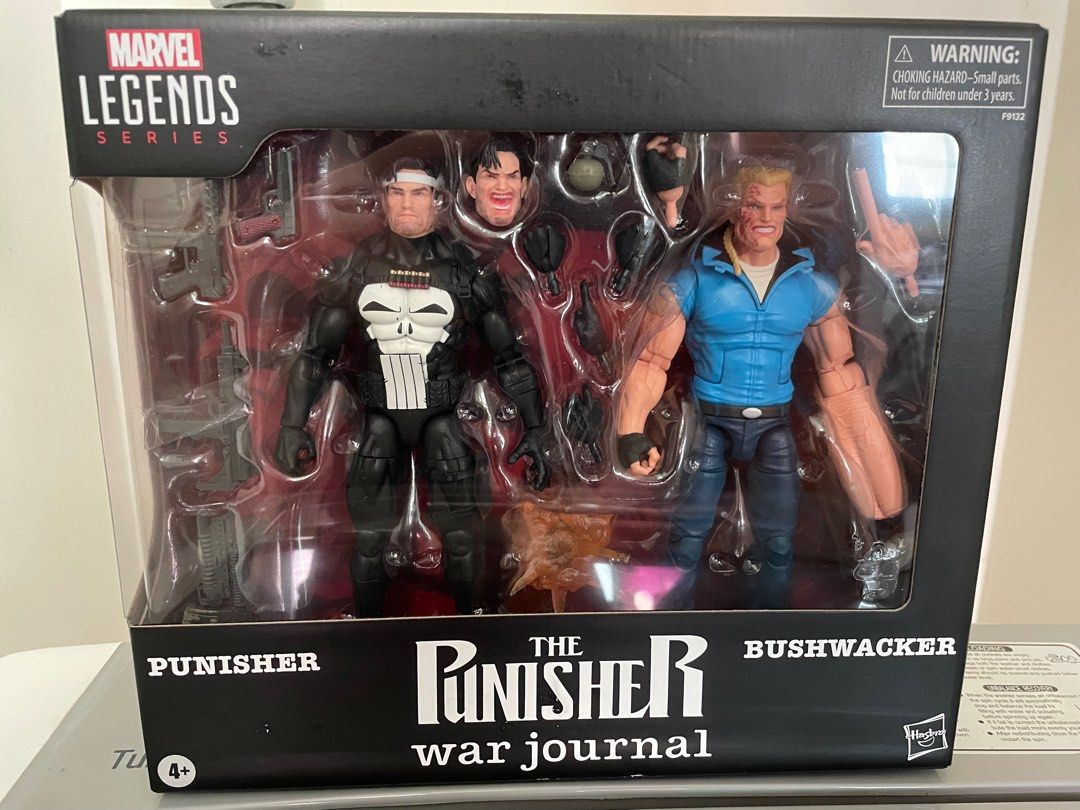 Marvel legends exclusive Punisher vs Bushwacker two pack Netflix ...