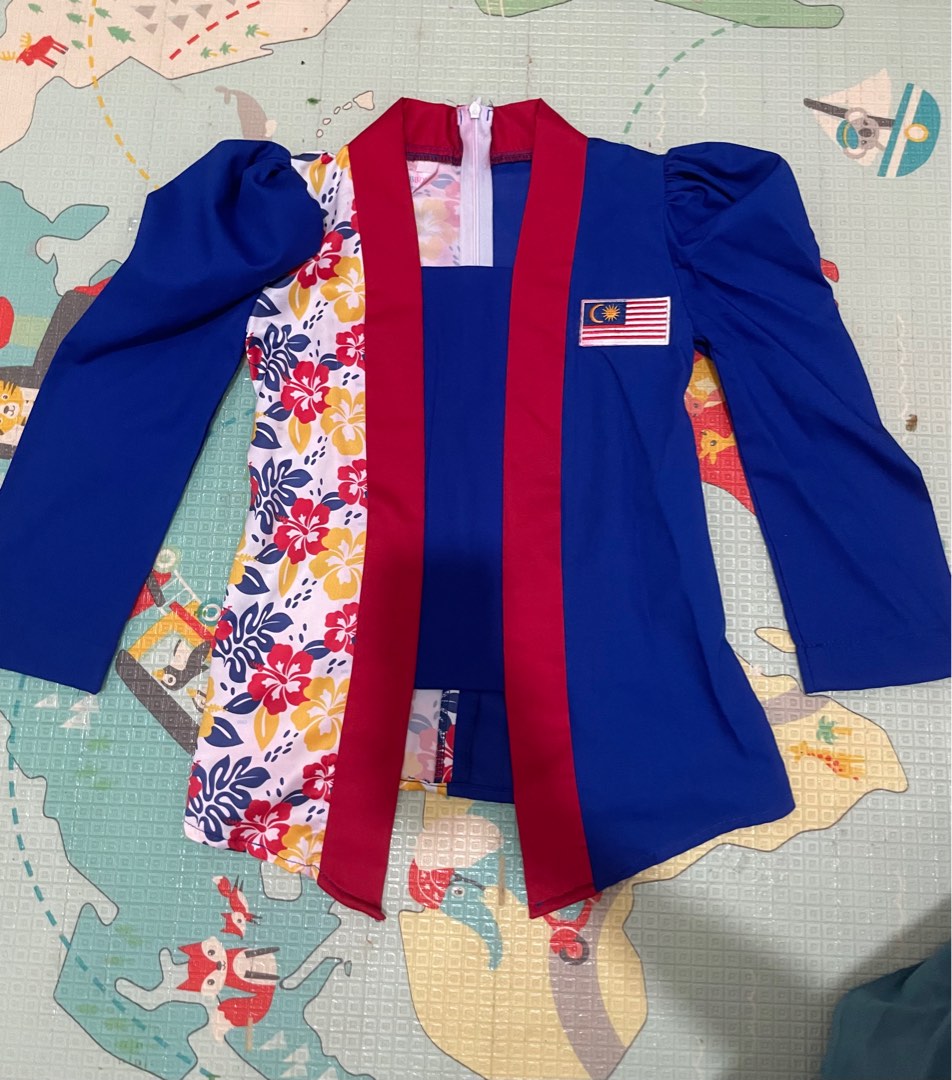 Merdeka kebaya, Babies & Kids, Babies & Kids Fashion on Carousell