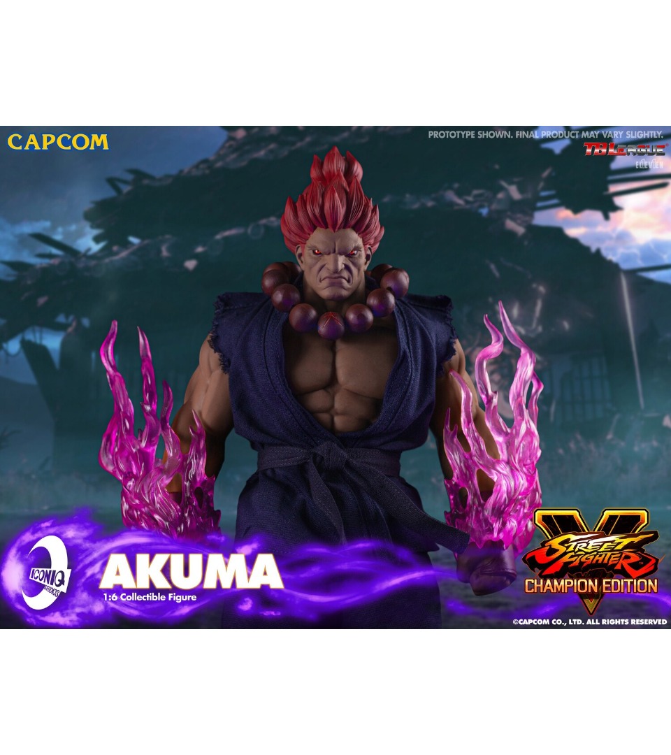 [MISB] IconiQ Studios 1/6 Akuma Street Fighter NOT hot toys, Hobbies & Toys, Toys & Games on ...