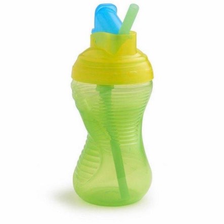 Munchkin mighty grip flip straw bottle, Babies & Kids, Nursing ...