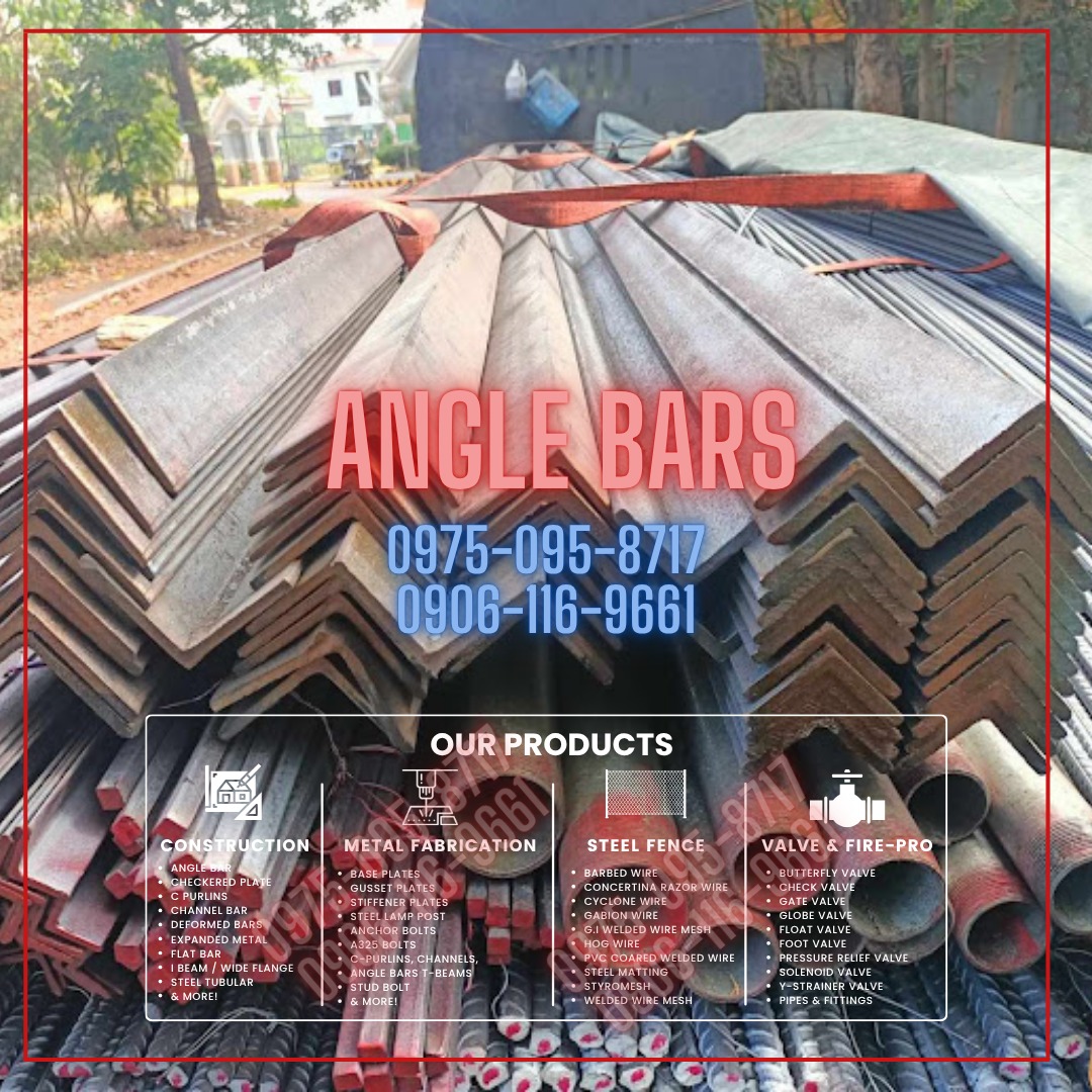 Murang Bakal,Steel Angular Bar For Sale / Angle bar / Stee Bar / RSB ...