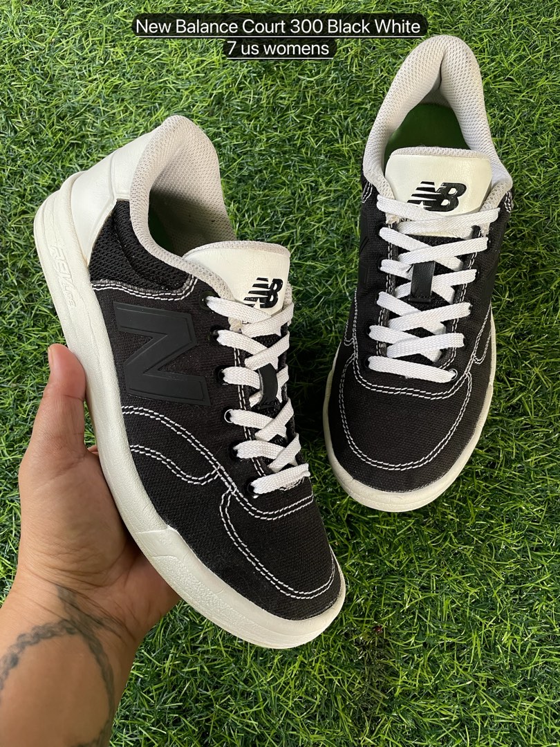 New Balance Court 300 Black White, Women's Fashion, Footwear, Sneakers ...