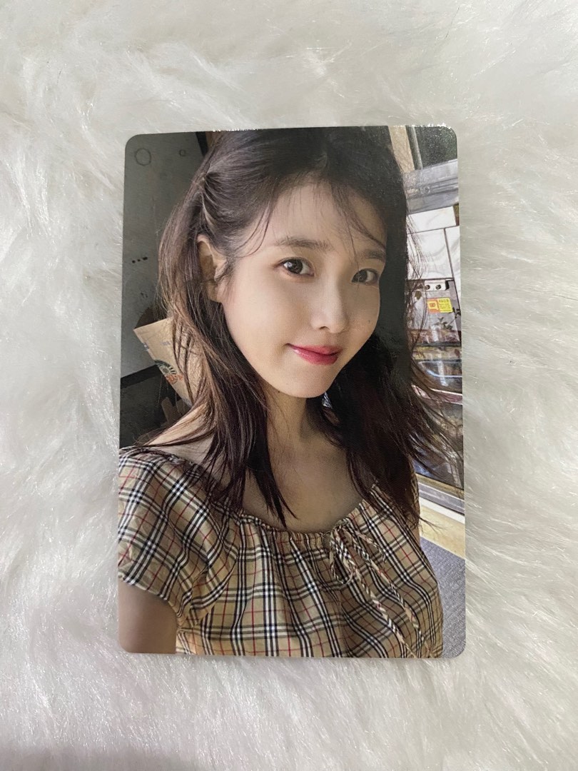 OFFICIAL IU Photocard IU A Flower Bookmark Photocard IU album photocard ...