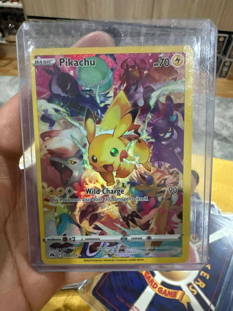 Pikachu #160 Pokemon Crown Zenith, Hobbies & Toys, Toys & Games on ...