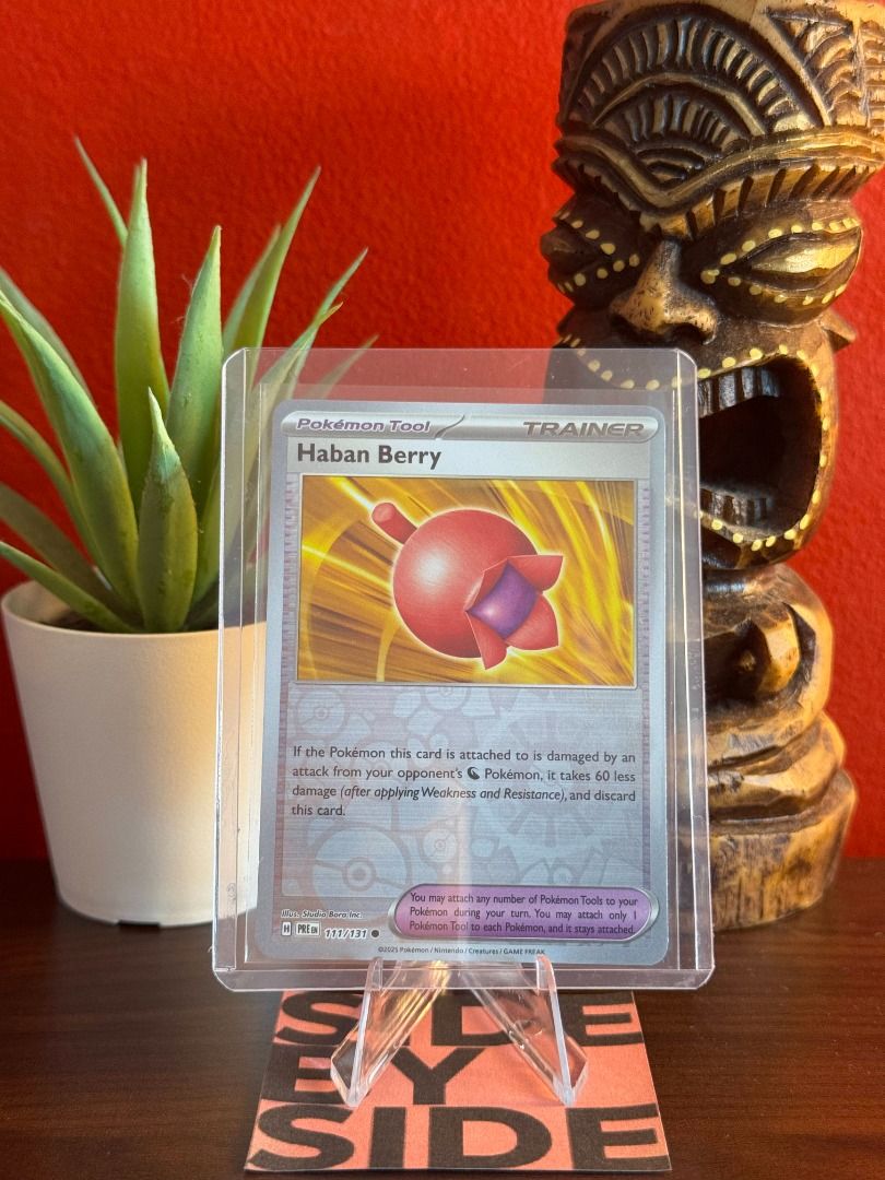 Pokemon TCG Card - Haban Berry (Prismatic Evolutions, #111/131, Reverse ...