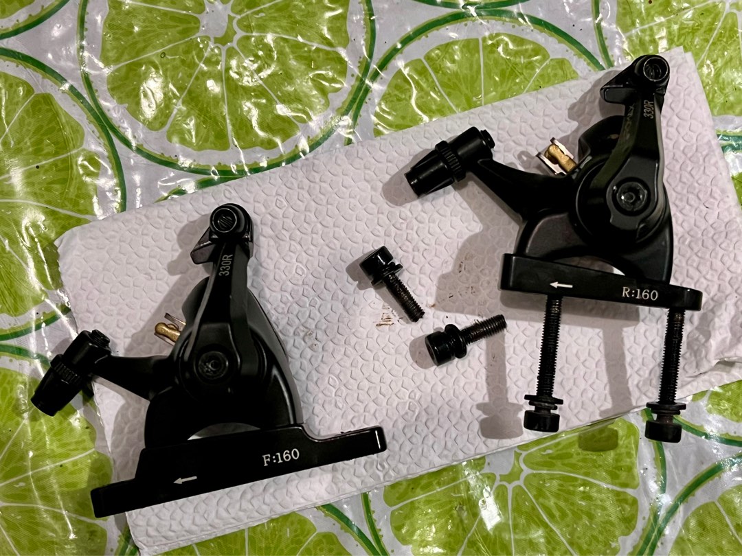 Promax DSK-330R disc brake mechanical caliper flat mount single piston ...