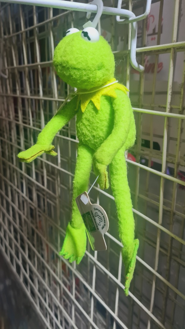 RARE Applause Sad Face Kermit The Frog 7” Plush Jim Henson Muppets ...