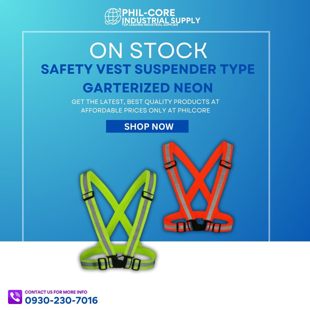 Safety Vest Suspender Type Garterized Neon,StraitJacket,Reflective Vest ...