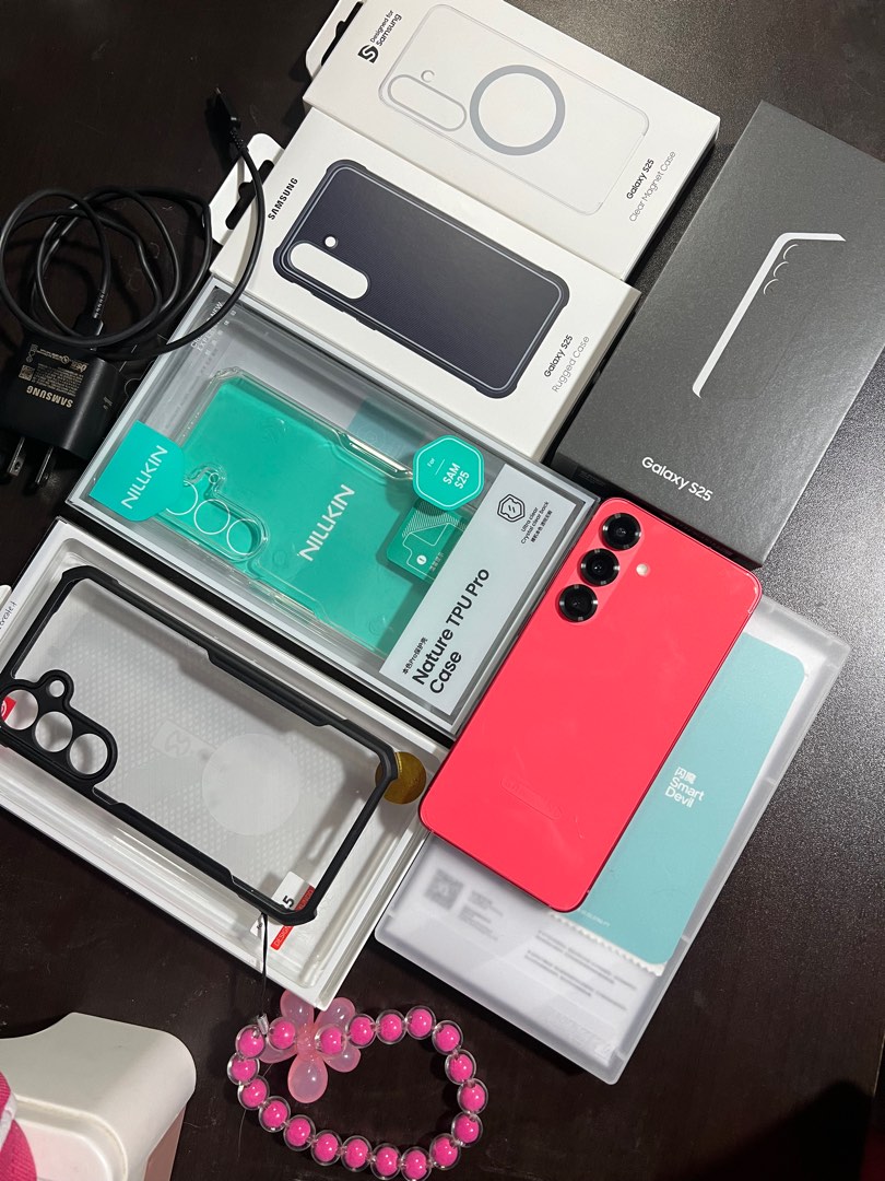 Samsung Galaxy S25 512gb Coral Red with lots of freebies!, Mobile ...