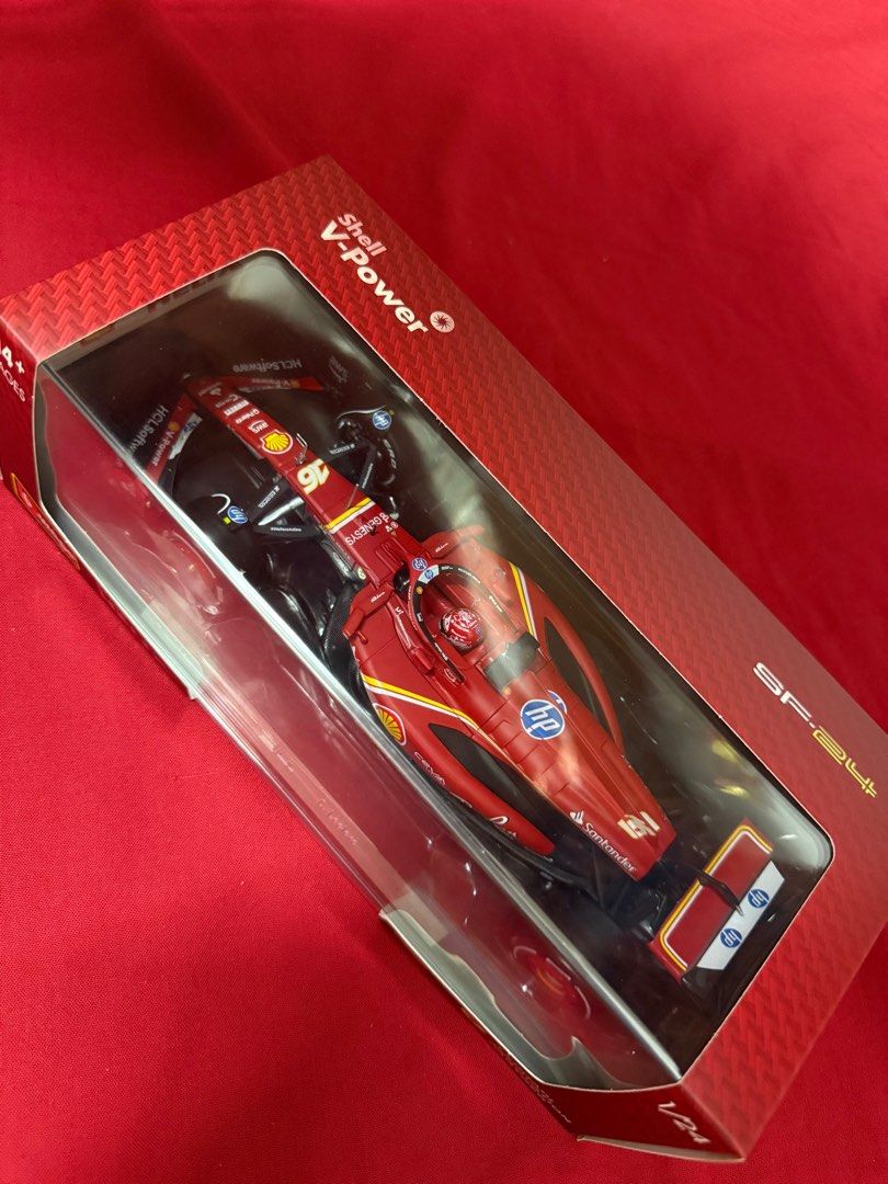 Shell Helix Ferrari F1 SF-24 Limited Edition 1:24 Die-Cast 限量版, Hobbies ...