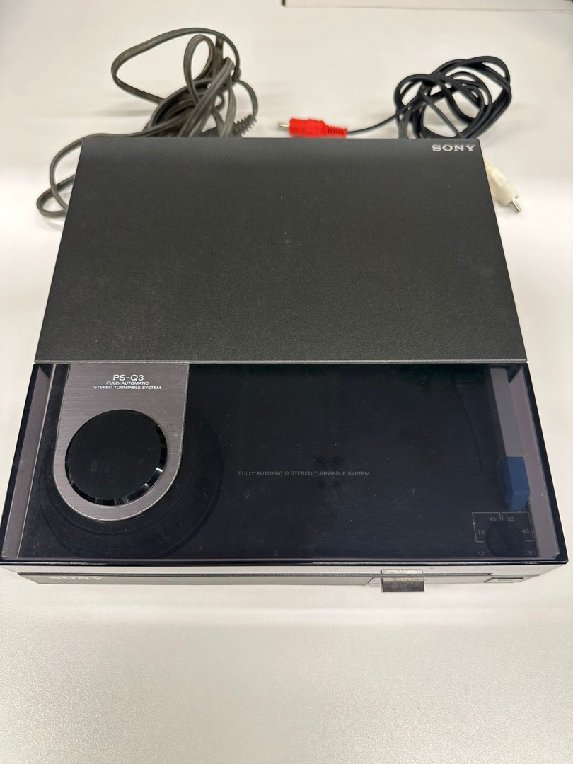 Sony PS - Q3 Turntable / Miniature Vinyl Player / Made in Japan / 黑膠唱盤, 音響器材, 其他音響配件及設備 - Carousell